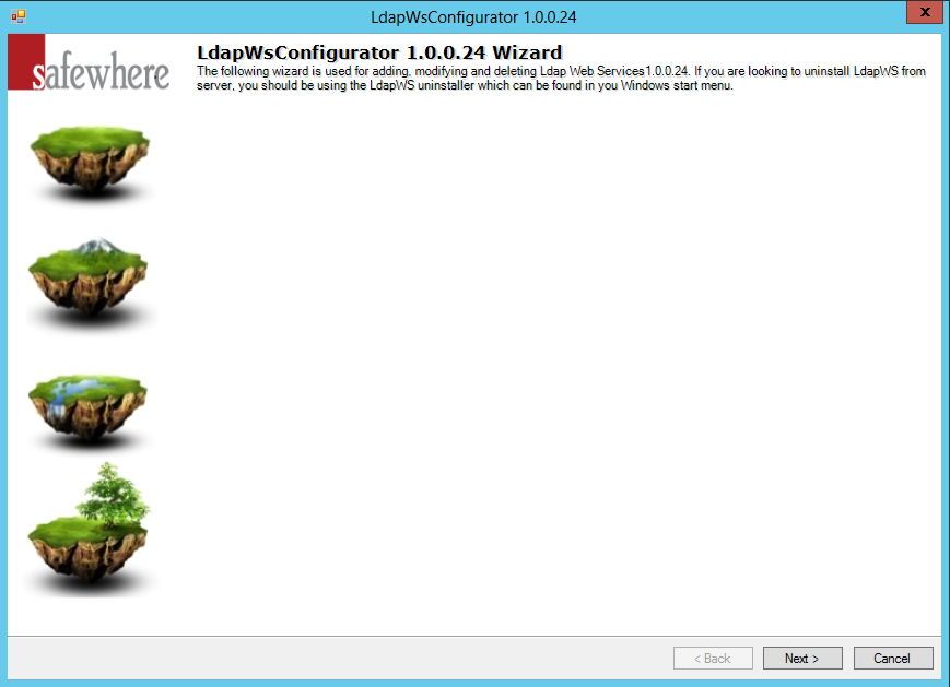 LDAP Web Service Configurator