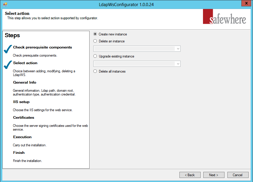 LDAP Web Service Configurator