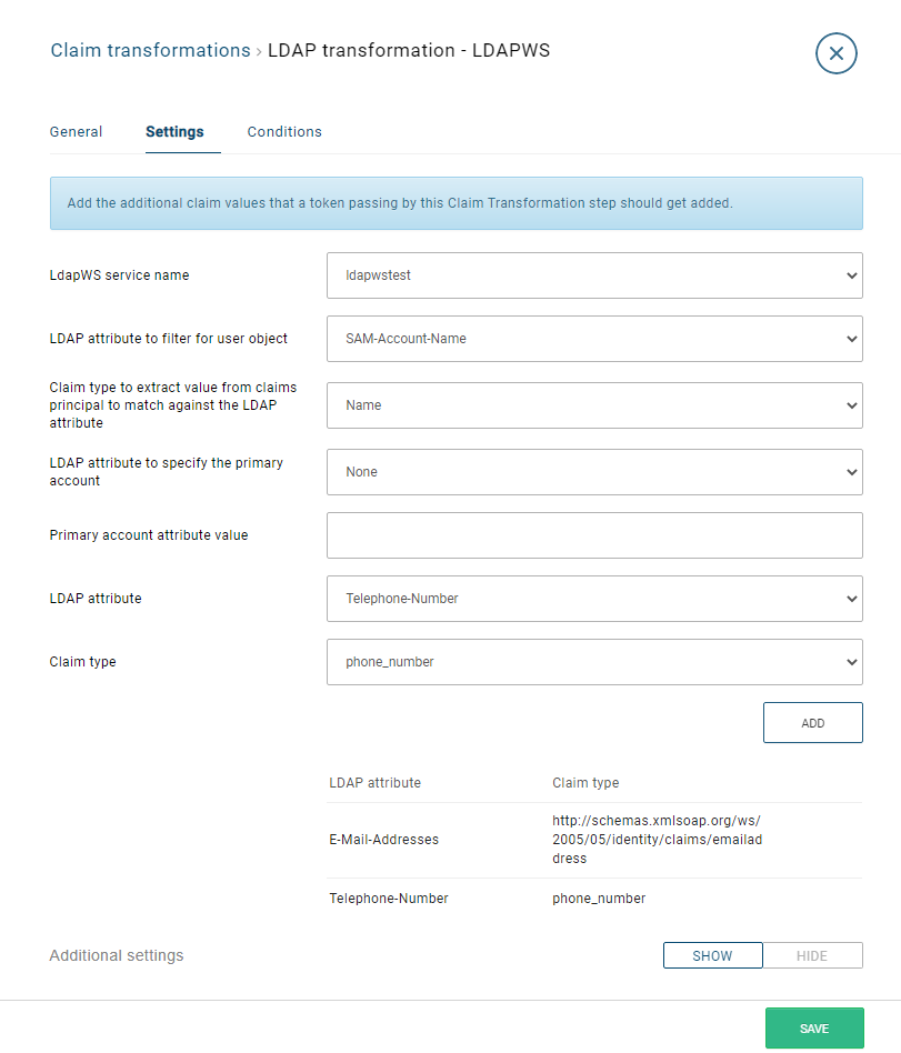 How to setup LDAP login provider for Identify